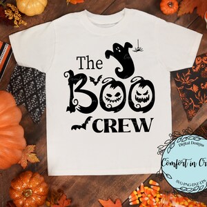 Boo Crew SVG Halloween Squad SVG Jack O Lanterns SVG Spooky Ghost Svg ...