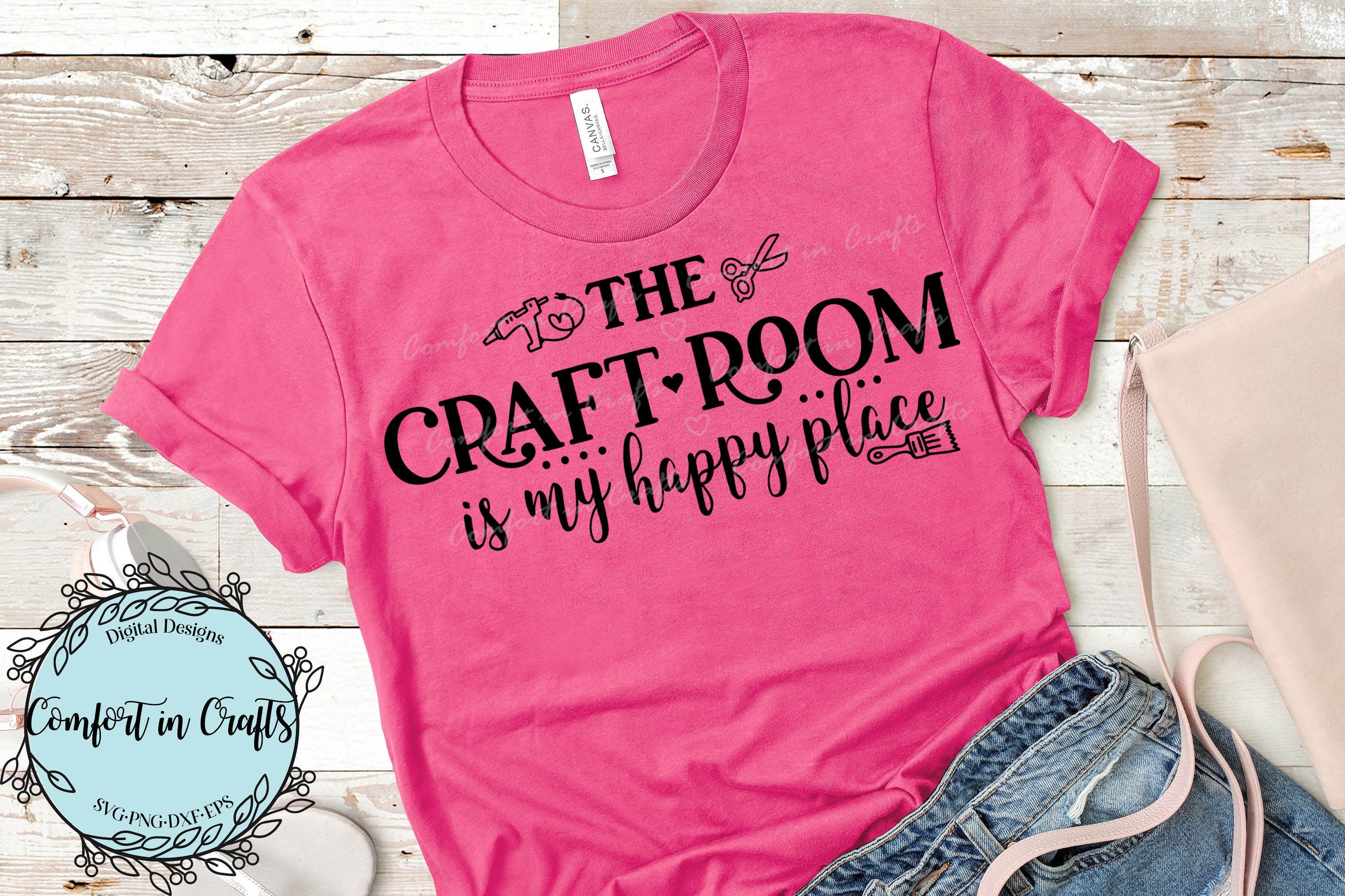 The Craft Room is My Happy Place SVG and Sublimation, Crafting Tools ...