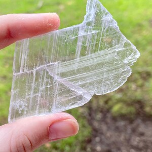 REAL Selenite - Selenite Window Stone, Selenite TV Stone | Natural True ...