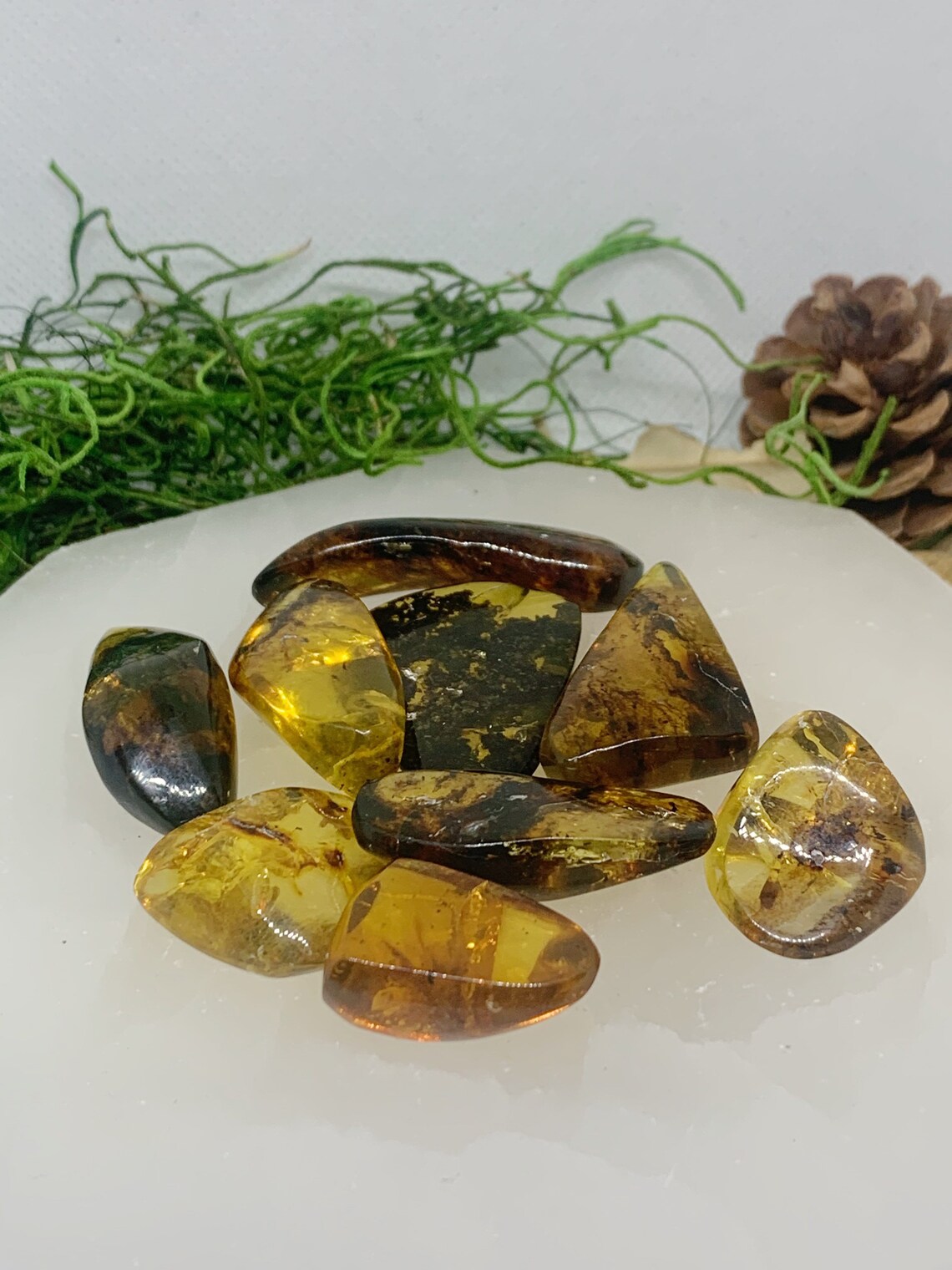 Authentic Amber Tumbled Tree Resin 1 Piece 1-3 Grams | Etsy