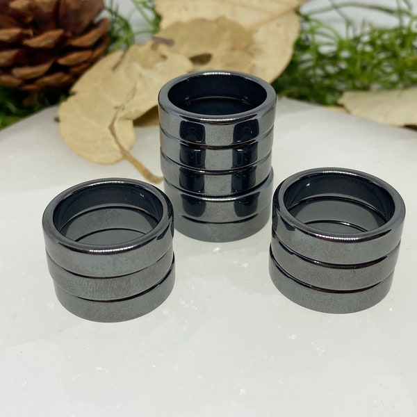 Hematite Ring - Etsy