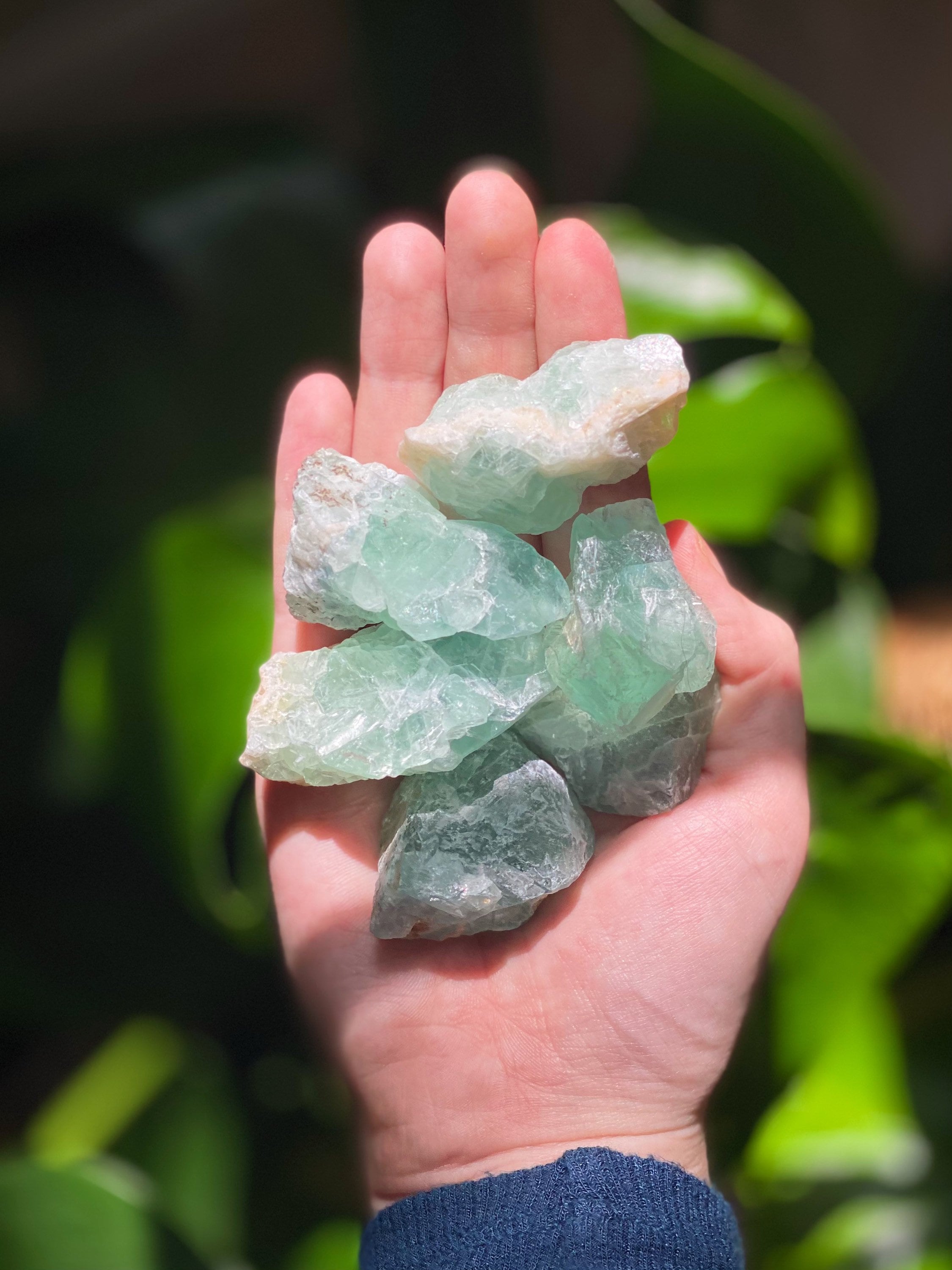 Green Fluorite Natural Rough 1 Inch From Brazil Fluorite | Etsy