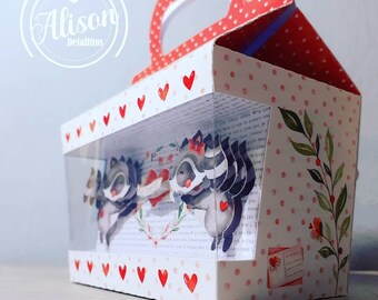 Template Polygonal Gable Box Shaker SVG/ Studio - Etsy