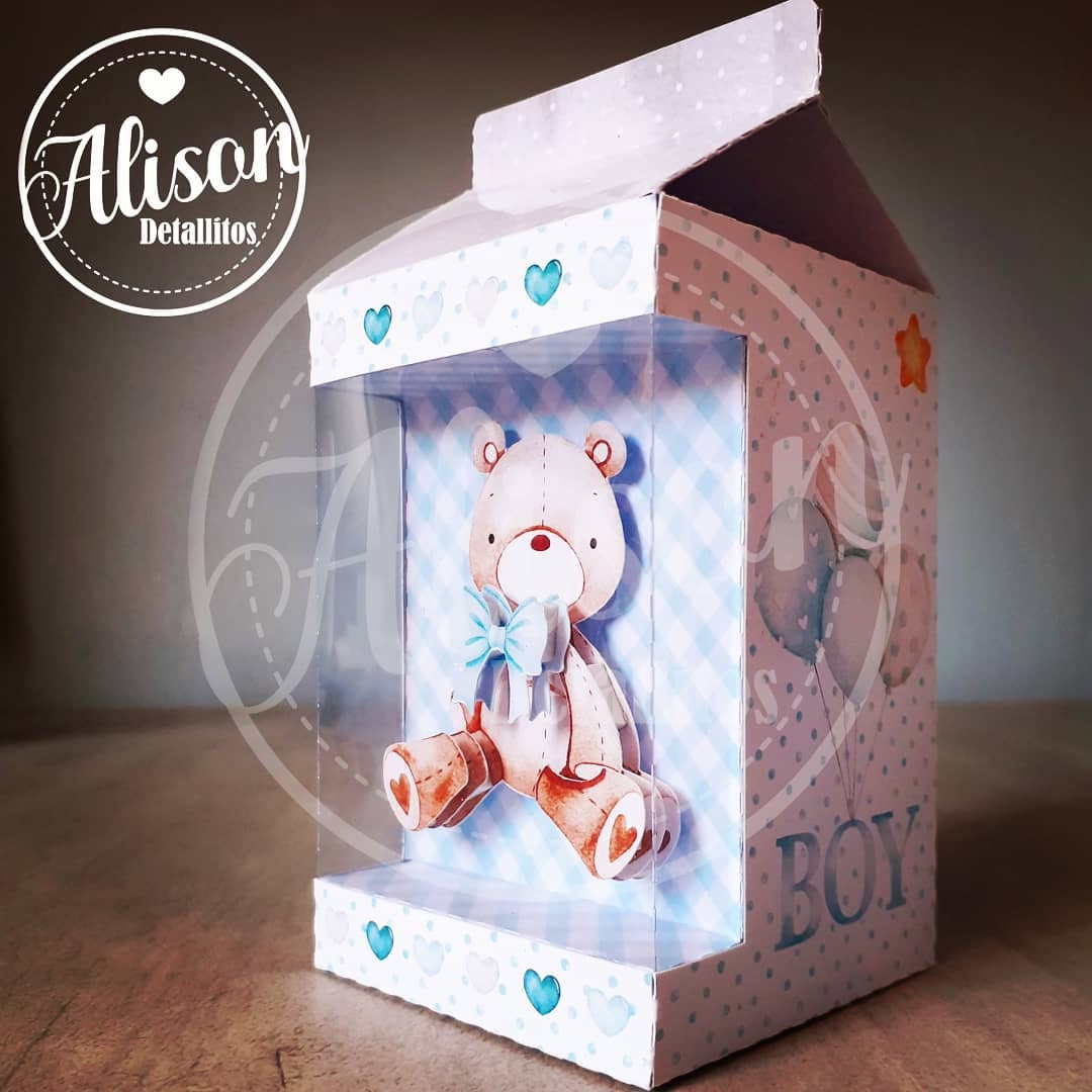 Template Milk Box Shaker con Auto Cierre SVG/ Studio | Etsy