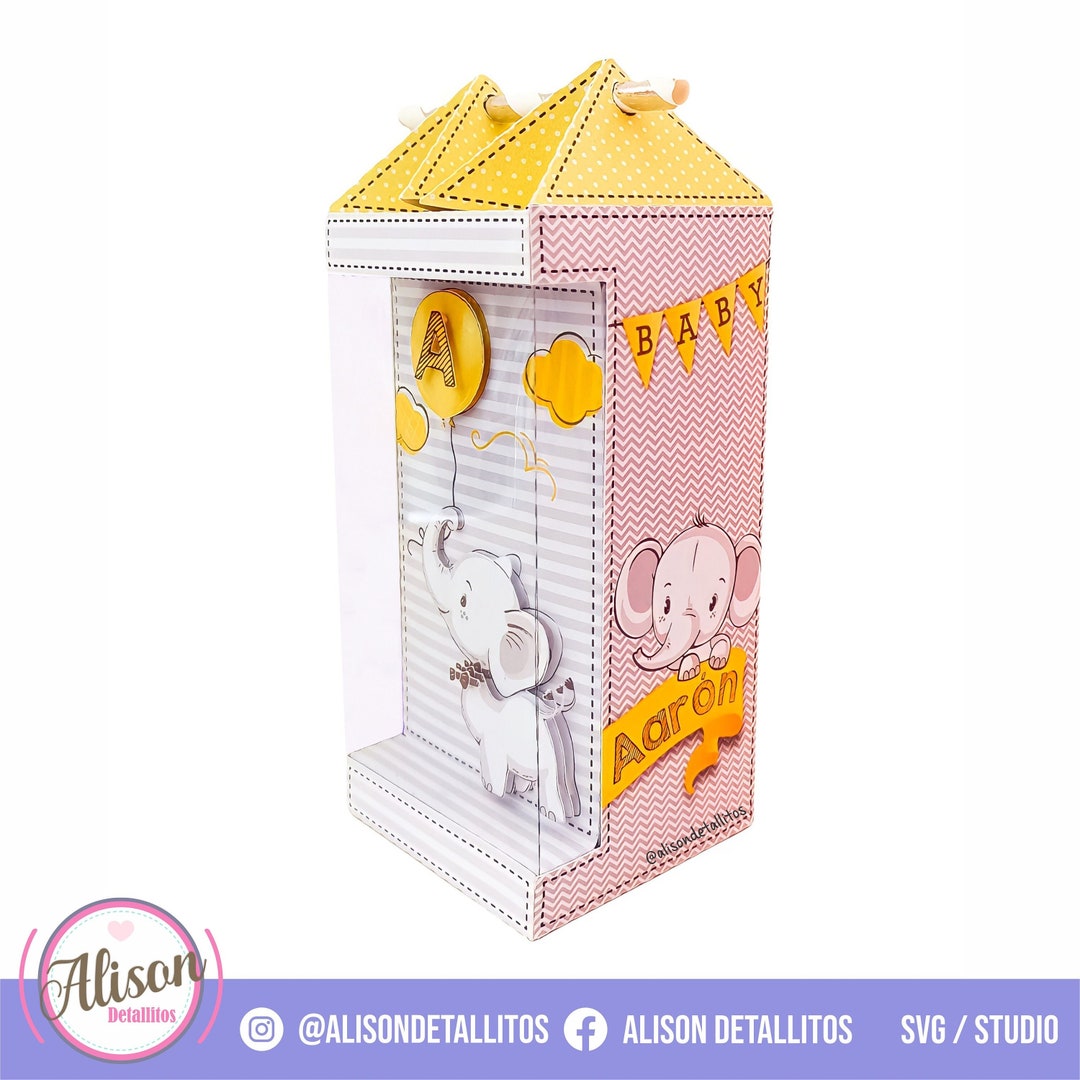 High Box Shaker SVG / Studio Template Templete Candy Box Shaker SVG ...