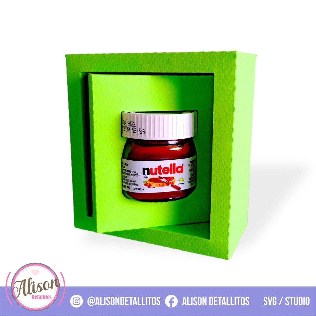Swivel Box for Mini Nutella SVG - Studio Cut File - Studio Cut File ...