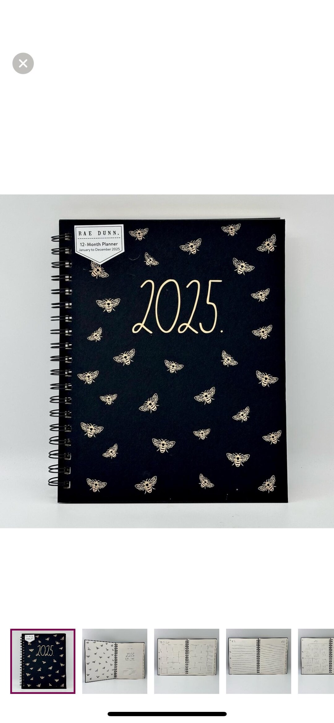 2025 Planner Rae Dunn planner 12 Months Planner January December 2025 ...