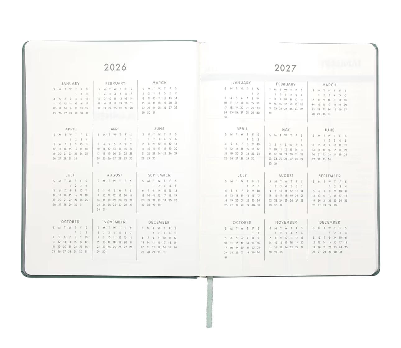 Eccolo Planner 2026 Agenda Planner, 12 Month, Monthly & Weekly Pages 8 ...