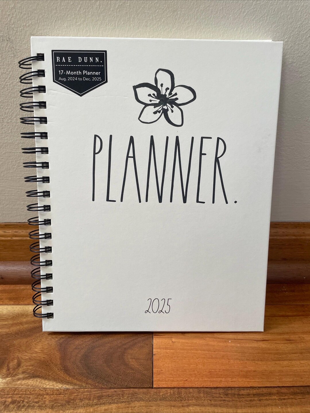 2025 Planner Rae Dunn planner 17 Months Planner Aug 2025 dec 2025 Ivory ...