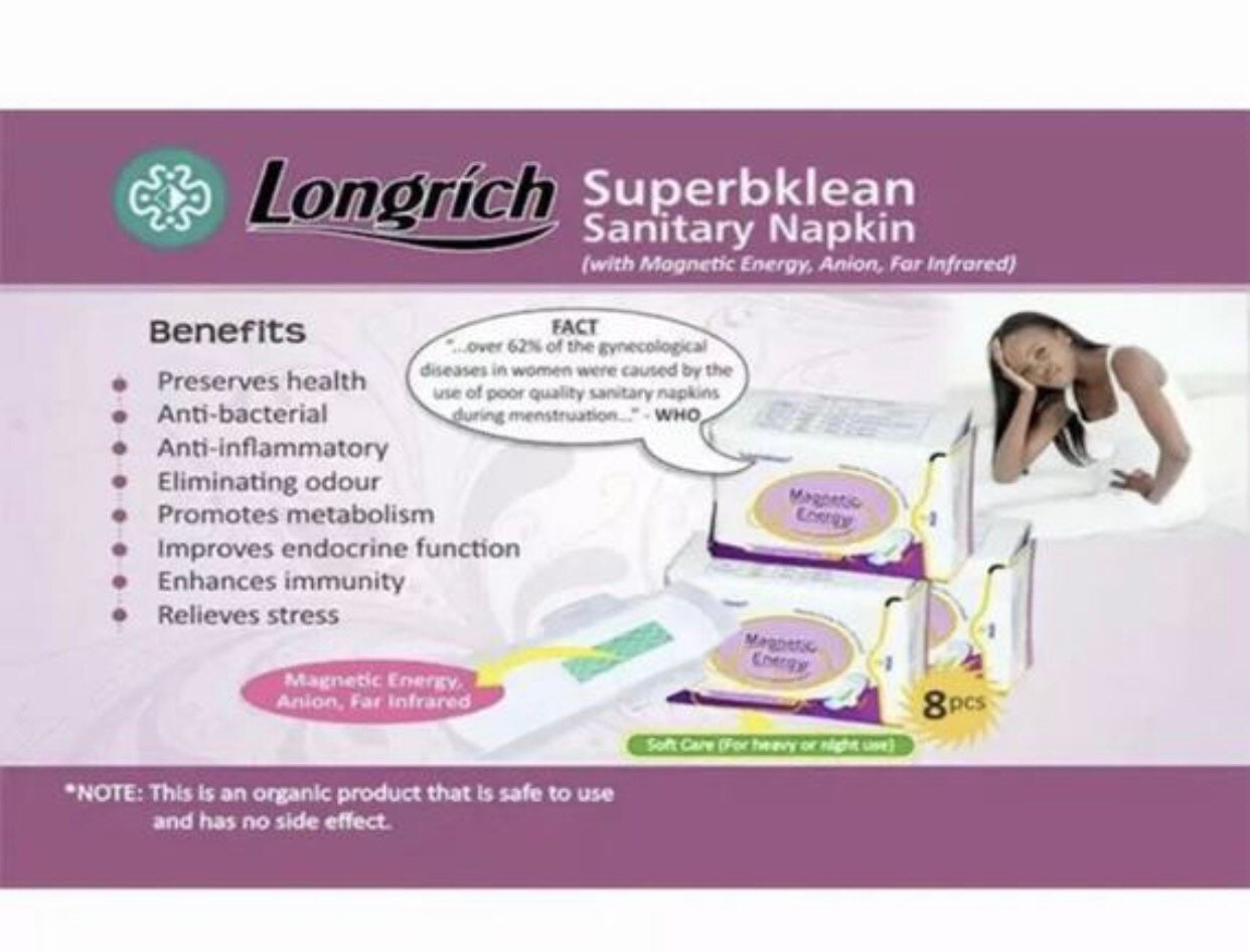 Longrich Sanitary Pads/ Panty Liners/ Day/ Night/mini/ Napkins ...