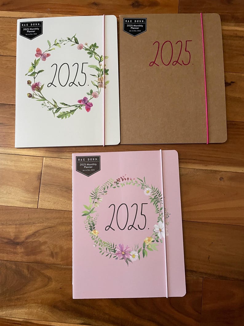 2025 Planner Rae Dunn Twenty Twenty Five “2025” 12 Months Planner ...