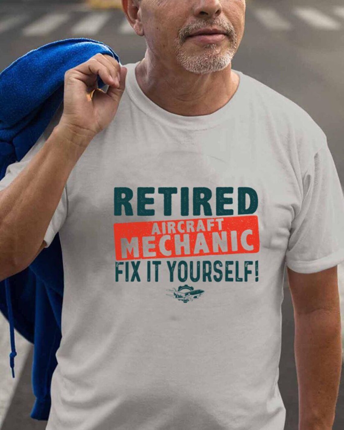 Retired Aircraft Mechanic T-shirt: Fix It Yourself Gift - Etsy