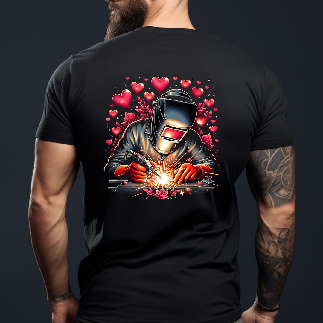 Welder Melted My Heart Wife Funny Welding Valentine's Day T-shirt ...