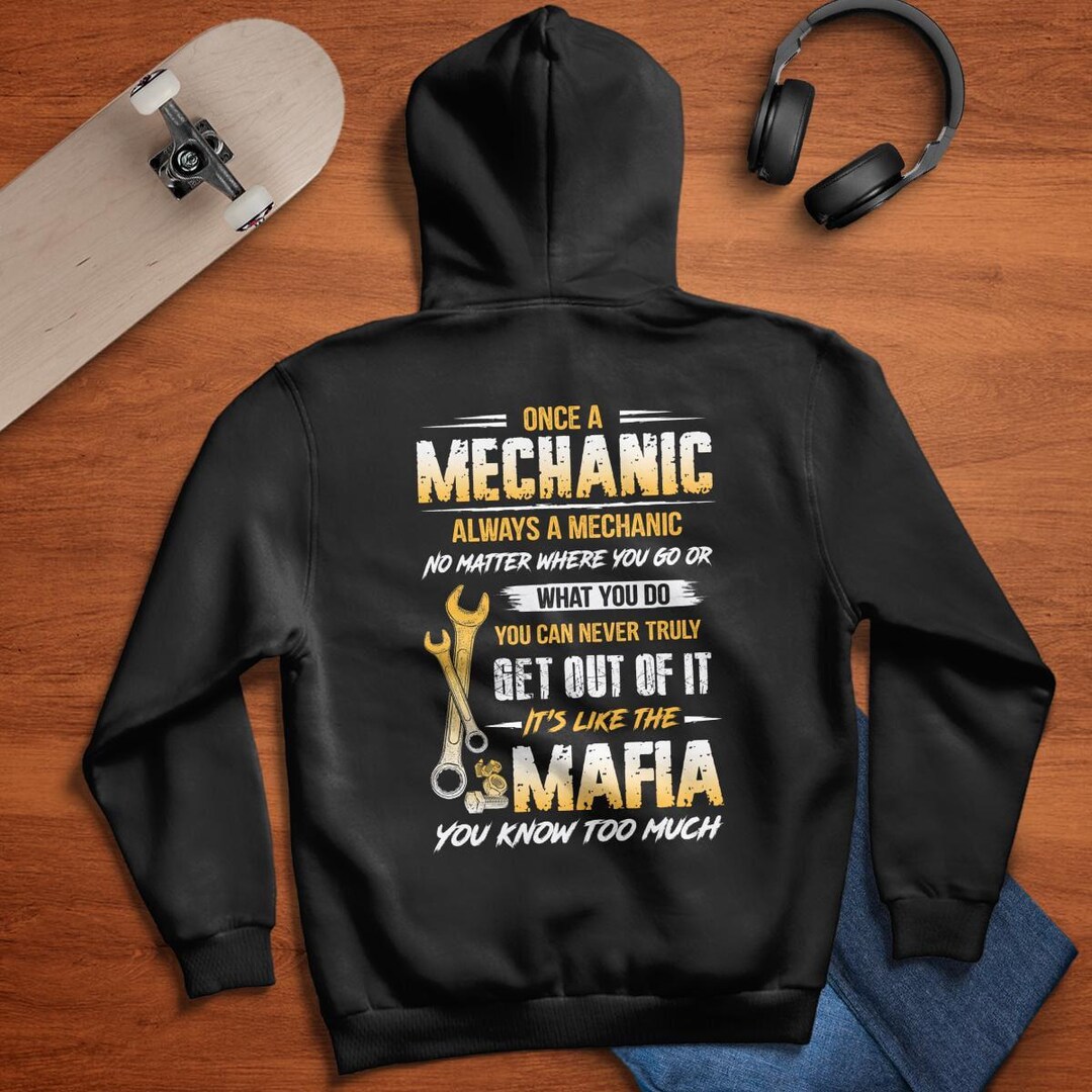 Mechanic Hoodie, Mechanic Tshirt, Gift for Mechanic, Mechanic Tee ...
