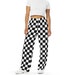 Black and White Checkerboard Pants - Etsy