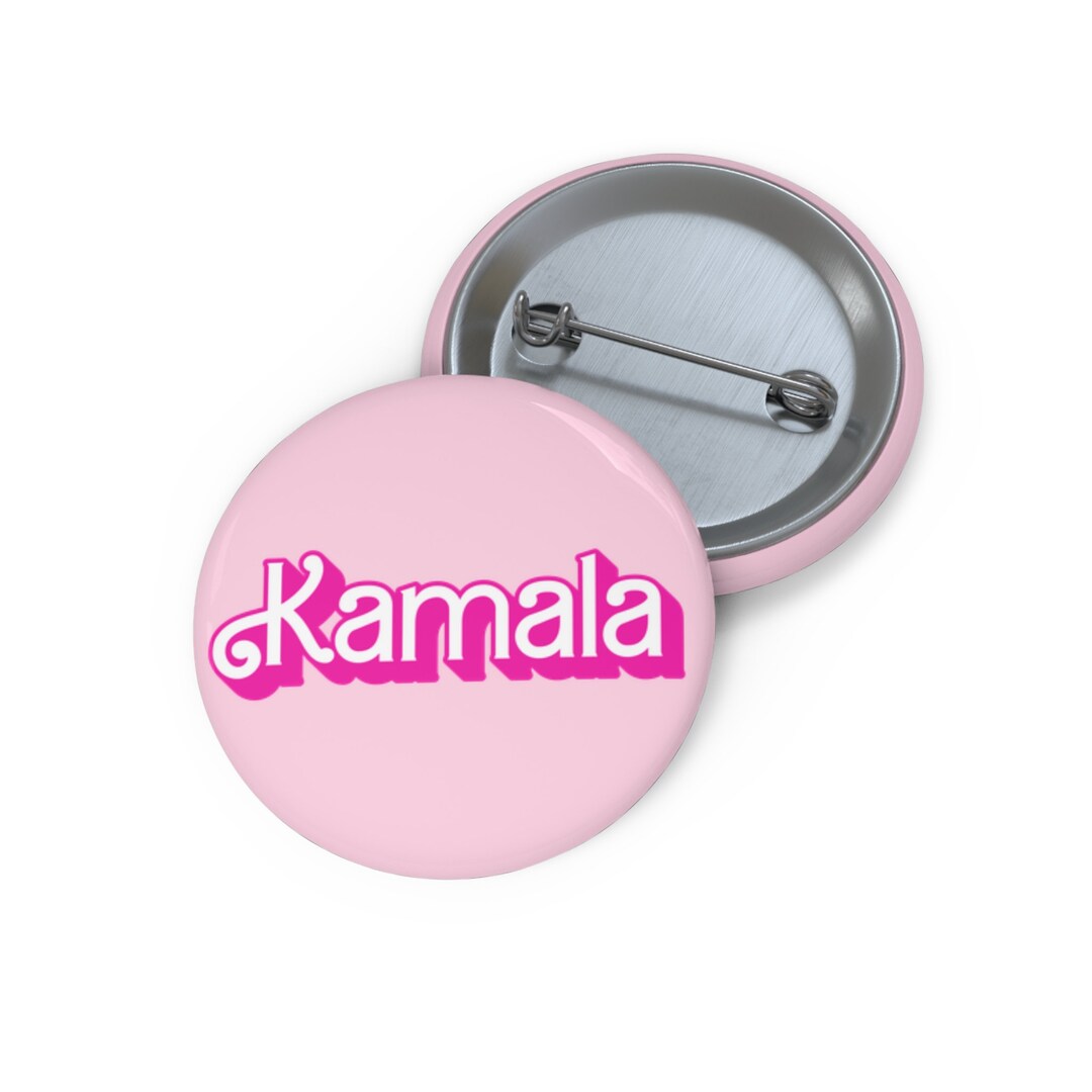 Kamala Blush Pink Pin Button - Etsy