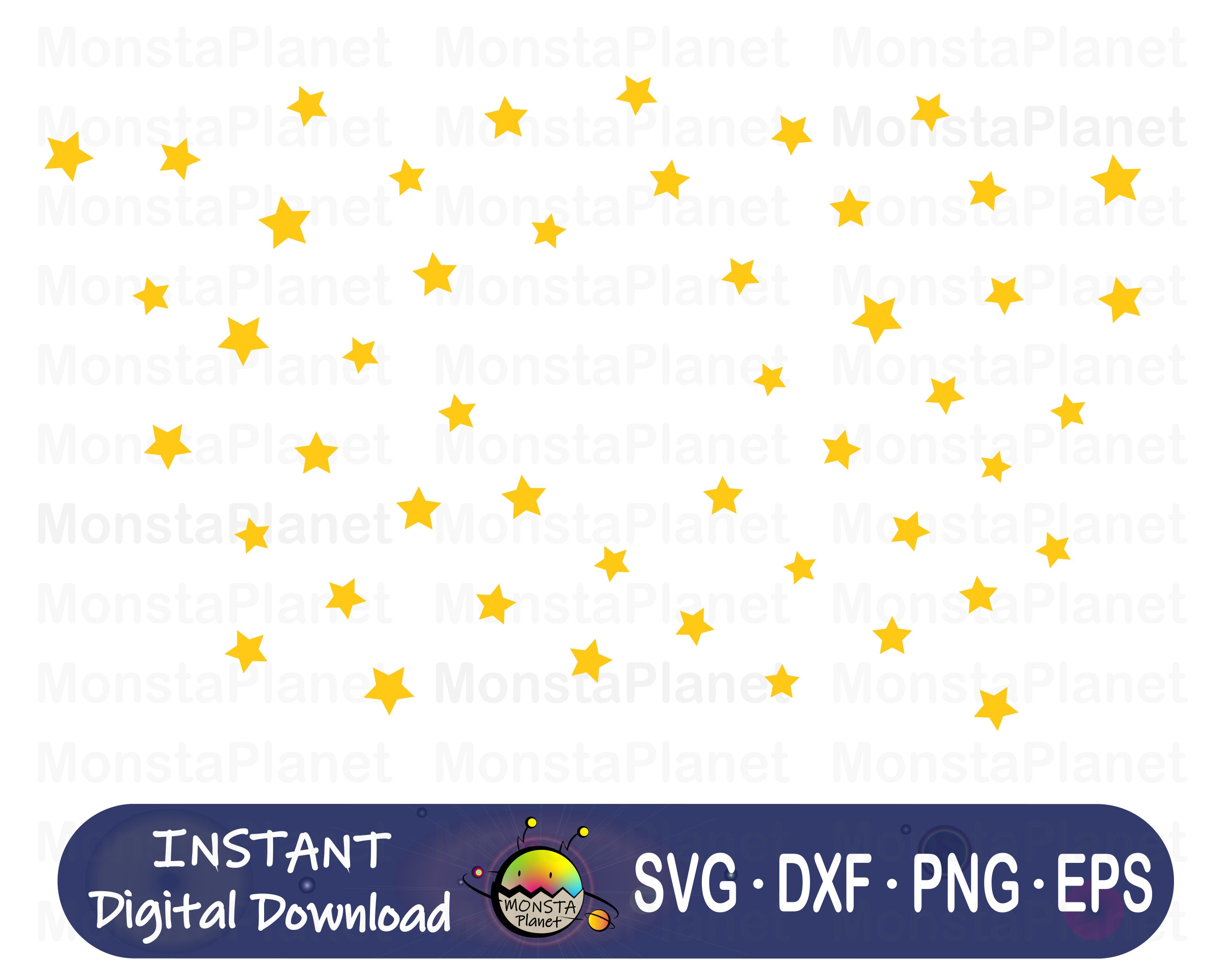 Stars Pattern SVG • Starbucks Cup SVG • Seamless Wrap • Full Wrap ...