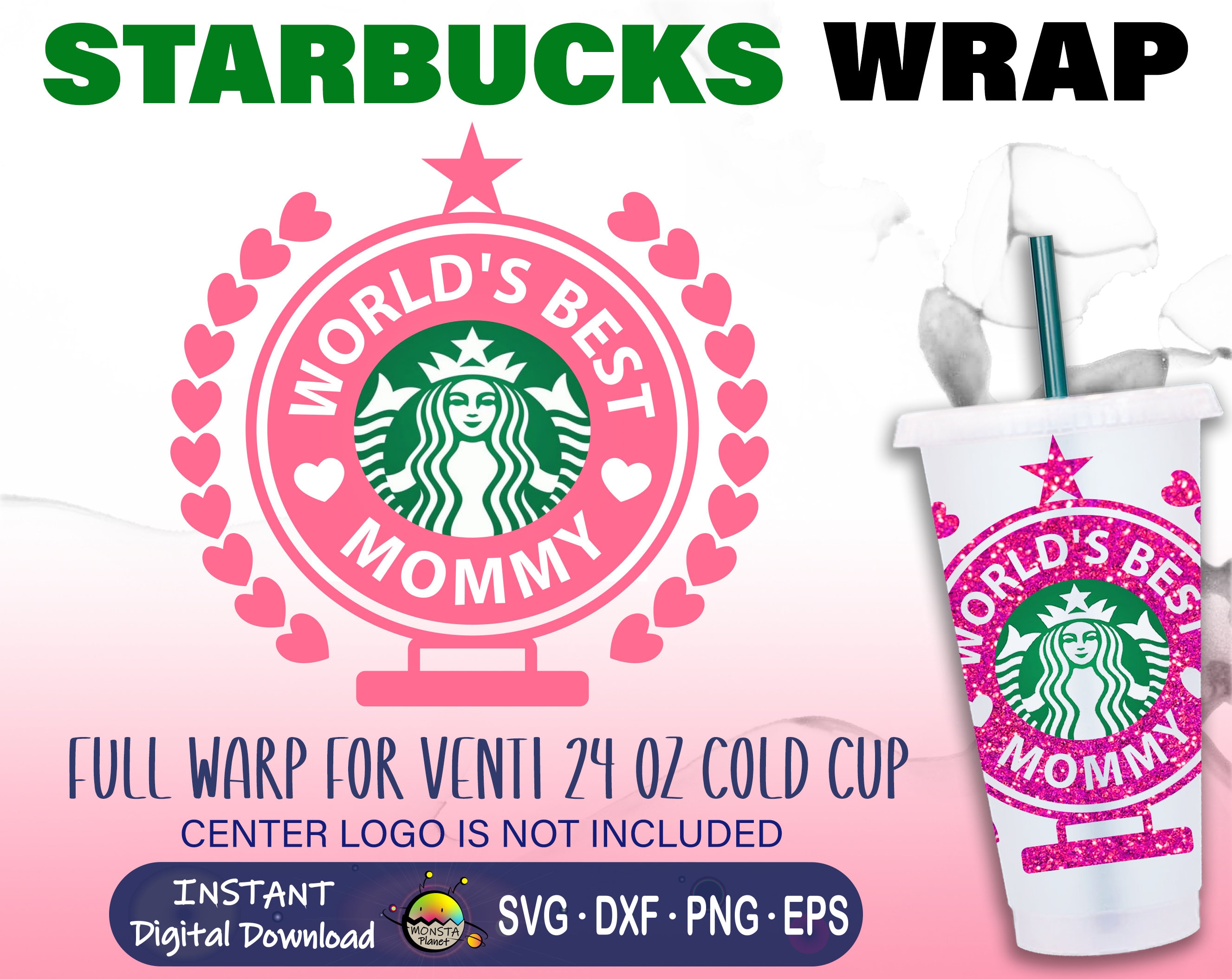 Best Mommy in the World SVG Starbucks Cup SVG Funny Trophy for Mother ...