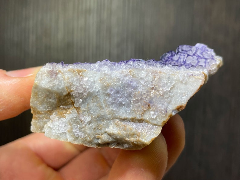 Aesthetic Purple Pattern/purple Edge Cubic Fluorite From China - Etsy