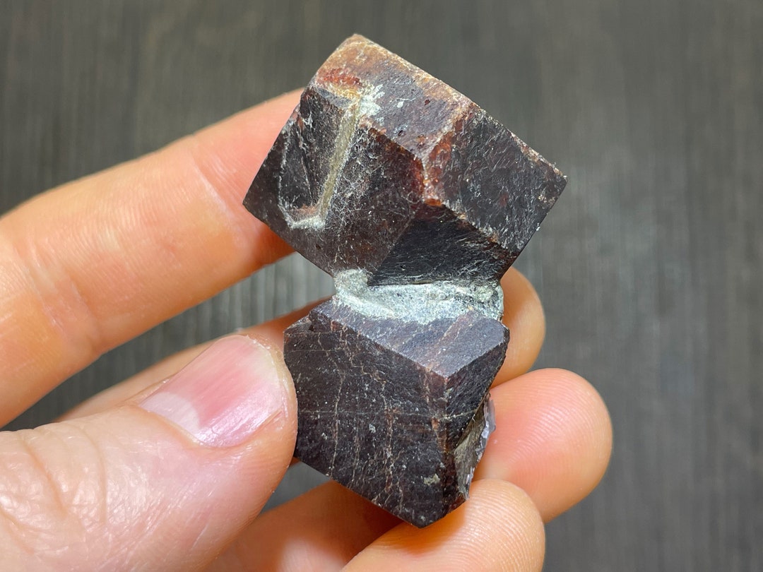 Double Almandine Garnet From Otztal (otz Valley), Austria - Etsy
