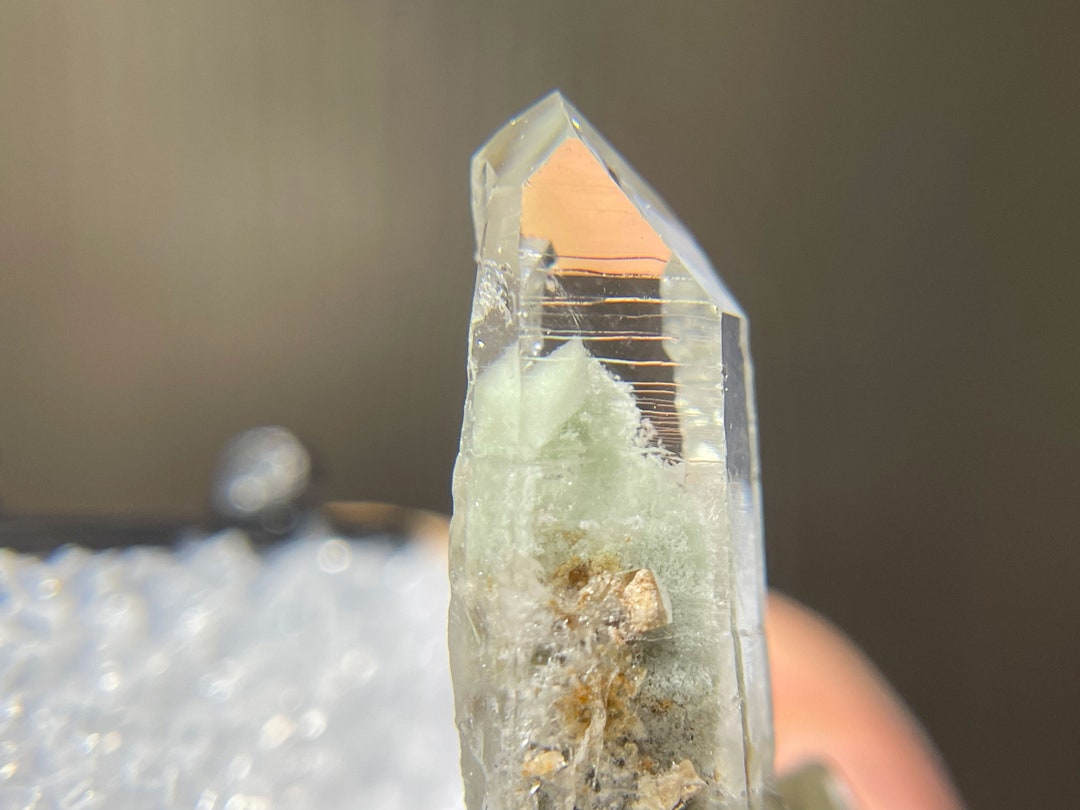 Lustrous Quartz Crystal With Chlorite Inclusions From Arkansas - Etsy