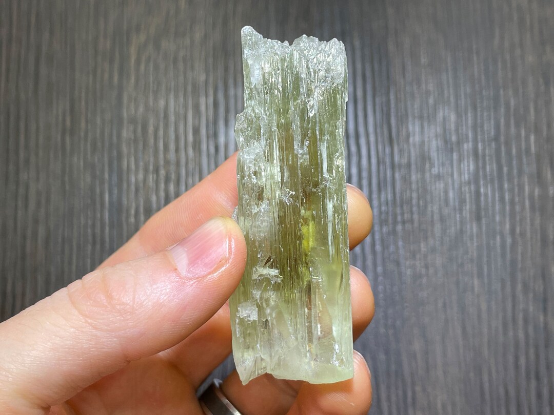 Gemmy Light Green/yellow Spodumene Crystal From Afghanistan - Etsy