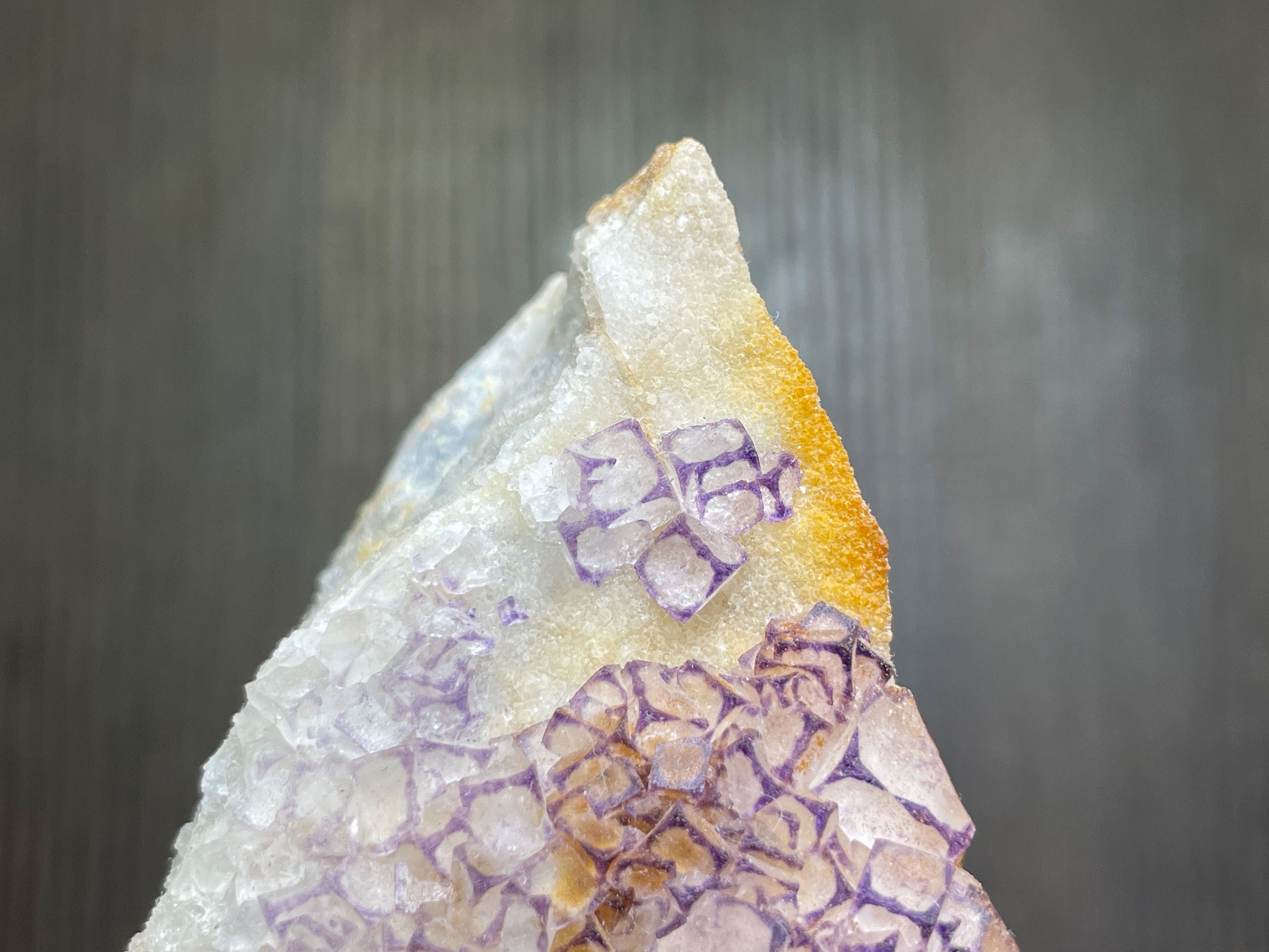 Aesthetic Purple Pattern/purple Edge Cubic Fluorite From China - Etsy