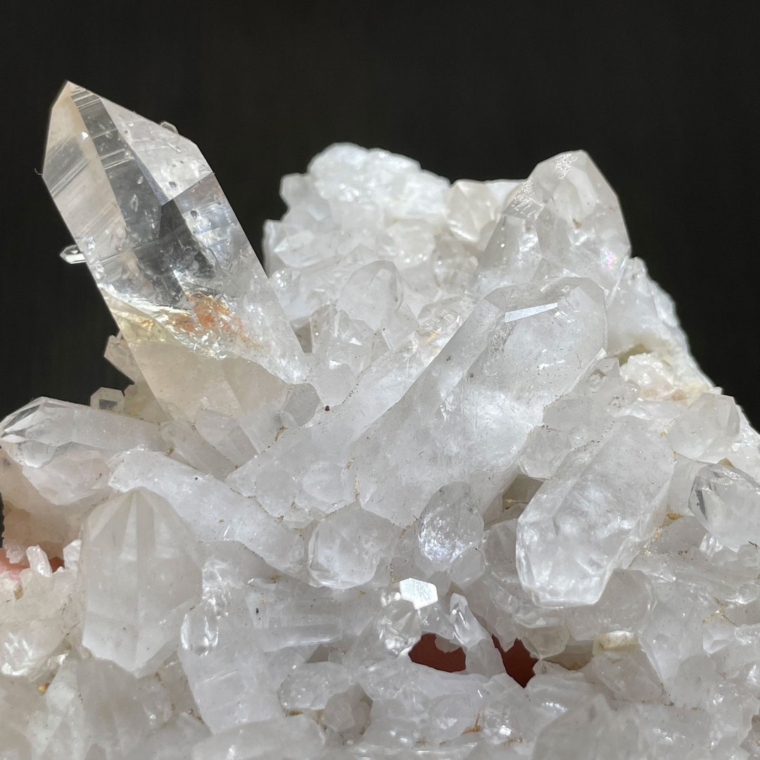 Lustrous Group of Quartz Crystals - Etsy