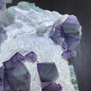 Rare Locality - Octahedral Fluorite on Matrix From De'an Mine, China - Etsy