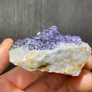 Aesthetic Purple Pattern/purple Edge Cubic Fluorite From China - Etsy