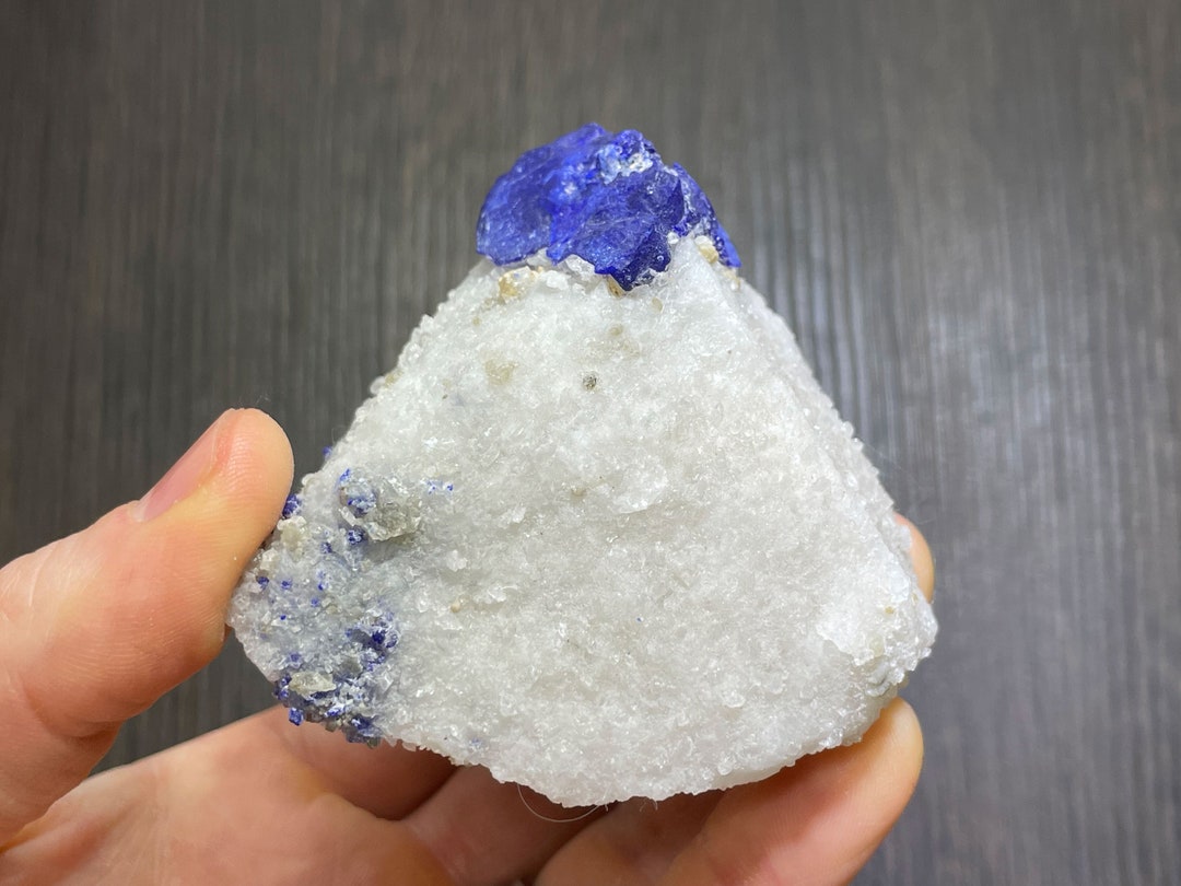 Deep Blue Lazurite With Calcite From Afghanistan - Etsy