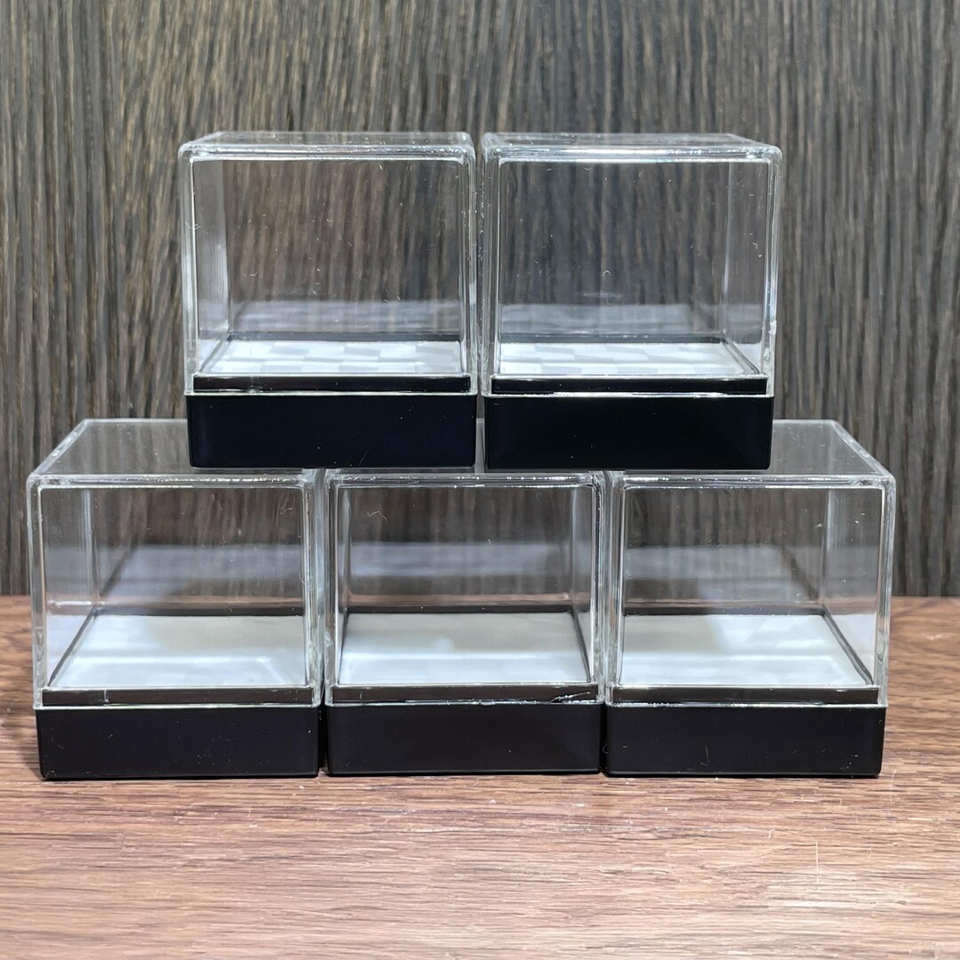 Five Plastic Perky Boxes - Display Cases for Crystals and Minerals ...