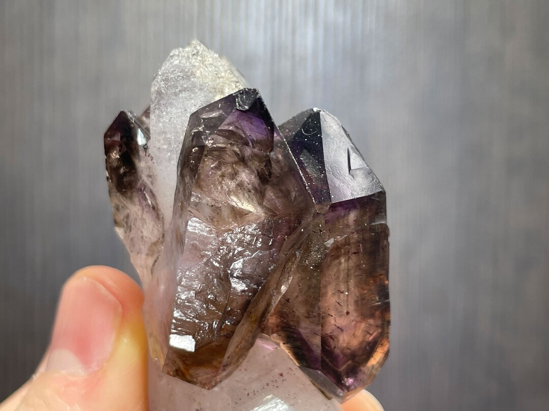 Lustrous Smoky Amethyst Quartz Crystals From Zimbabwe - Etsy