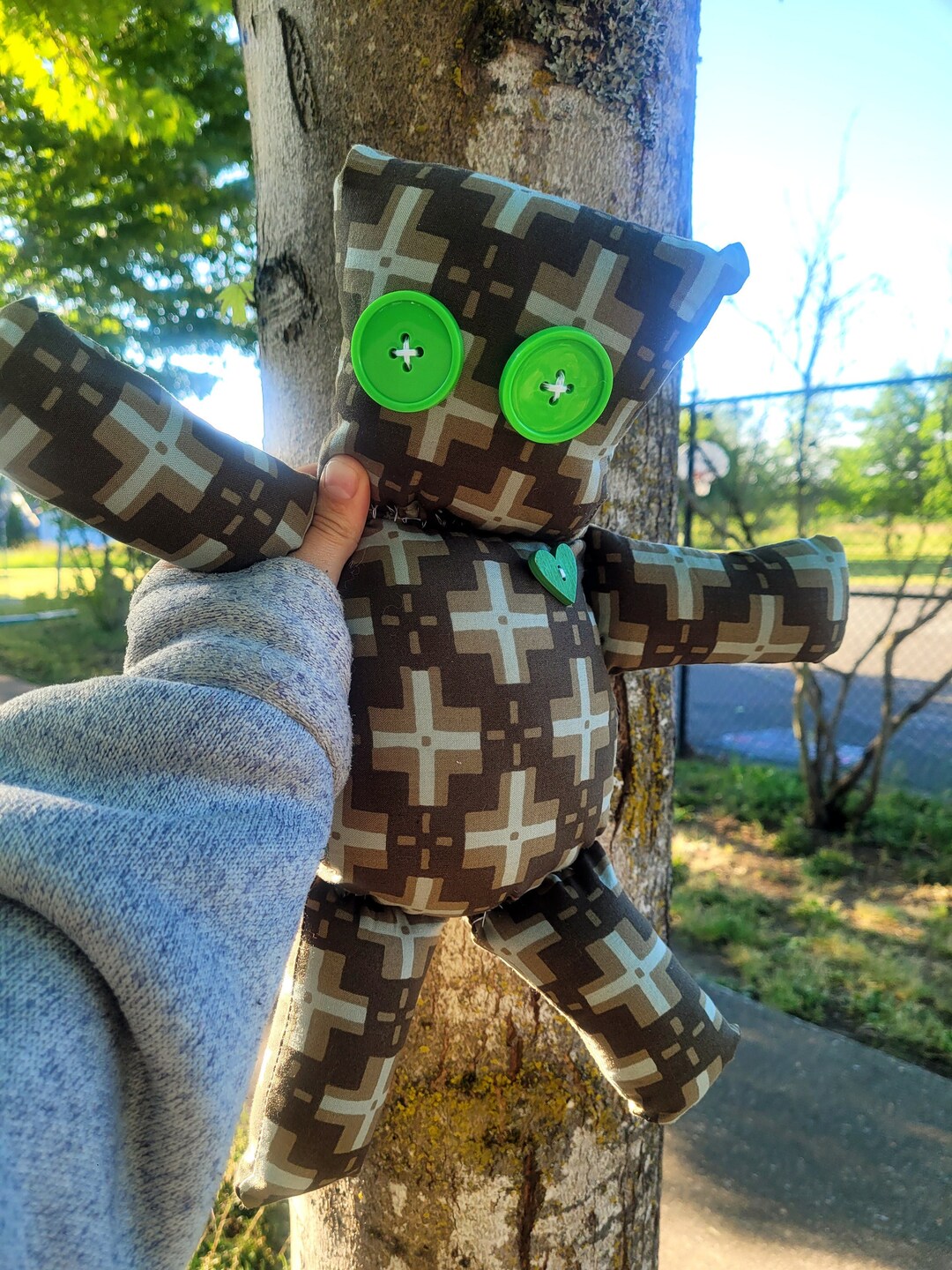 Handmade Robot Stuffed Animals Robots Rag Dolls One-of-a-kind Doll ...