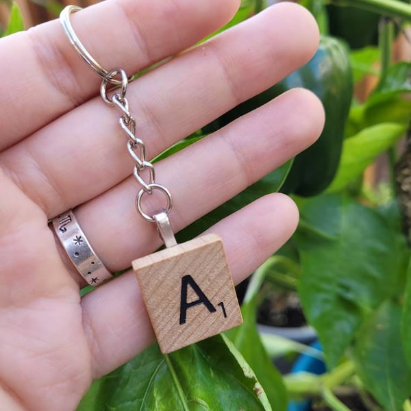 Letter Keychain for Women - Etsy