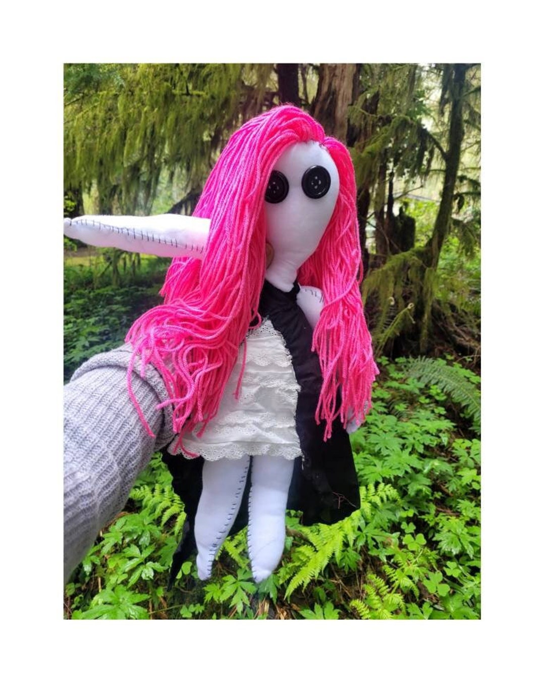 Handmade Art Doll Alien Rag Doll Handmade Doll One-of-a-kind Unique ...