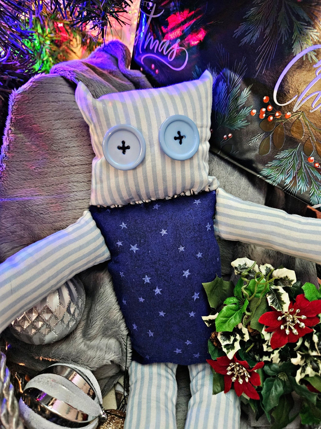 Robots Handmade Dolls Stuffed Animal Robots Gifts Valentines Day Gifts ...