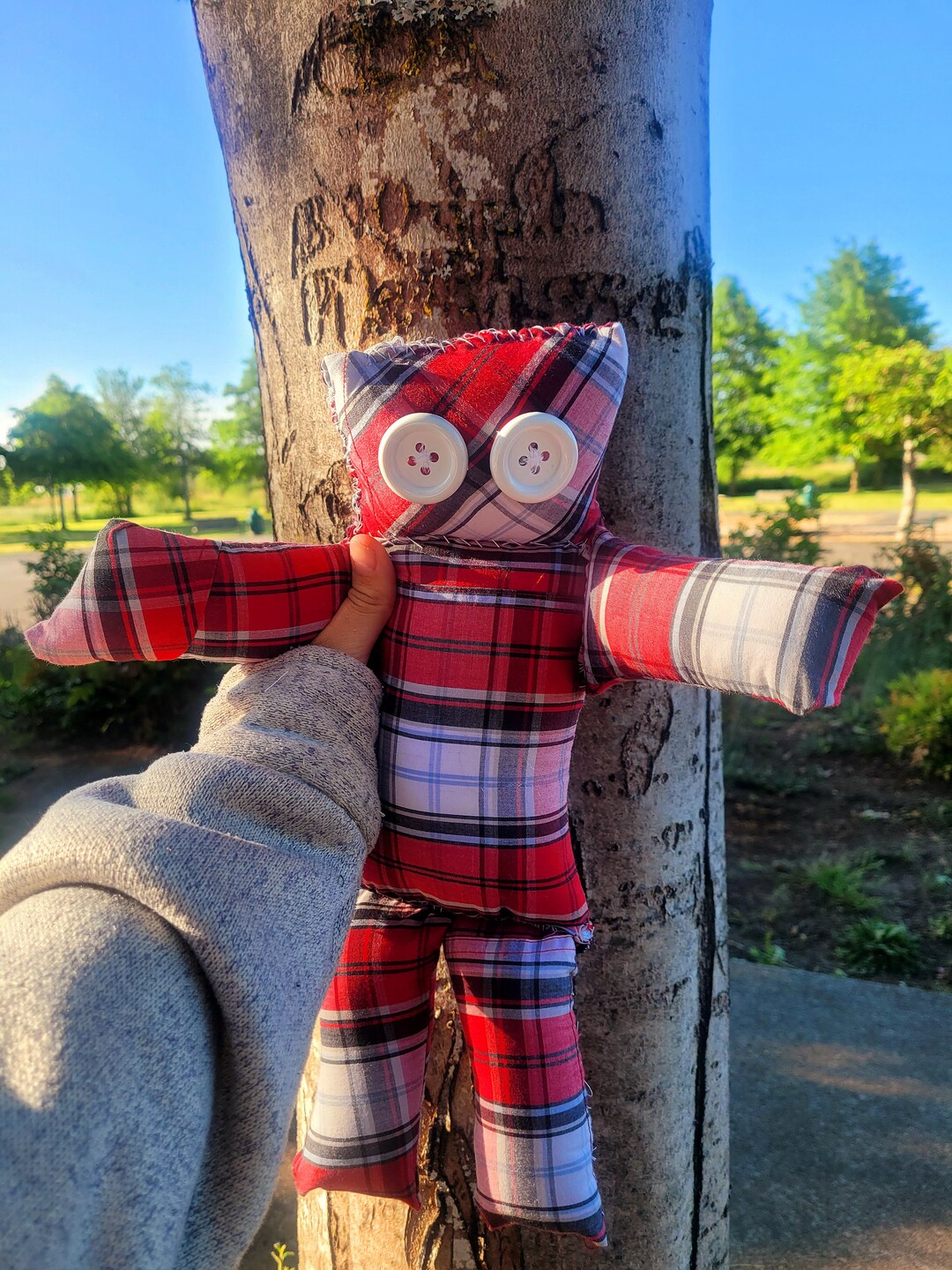 Robot Plushies Unique Vintage Pattern Robot Toys Ally Bots Stuffed ...
