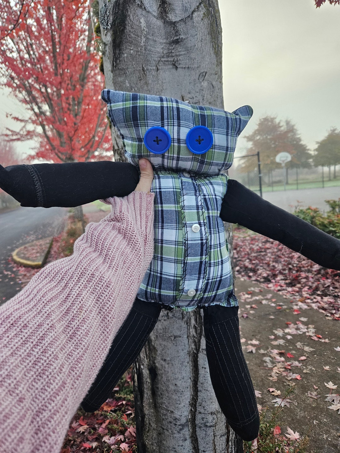 Rag Doll One-of-a-kind Doll Ally Bots Purple and Blue Robots Eco ...