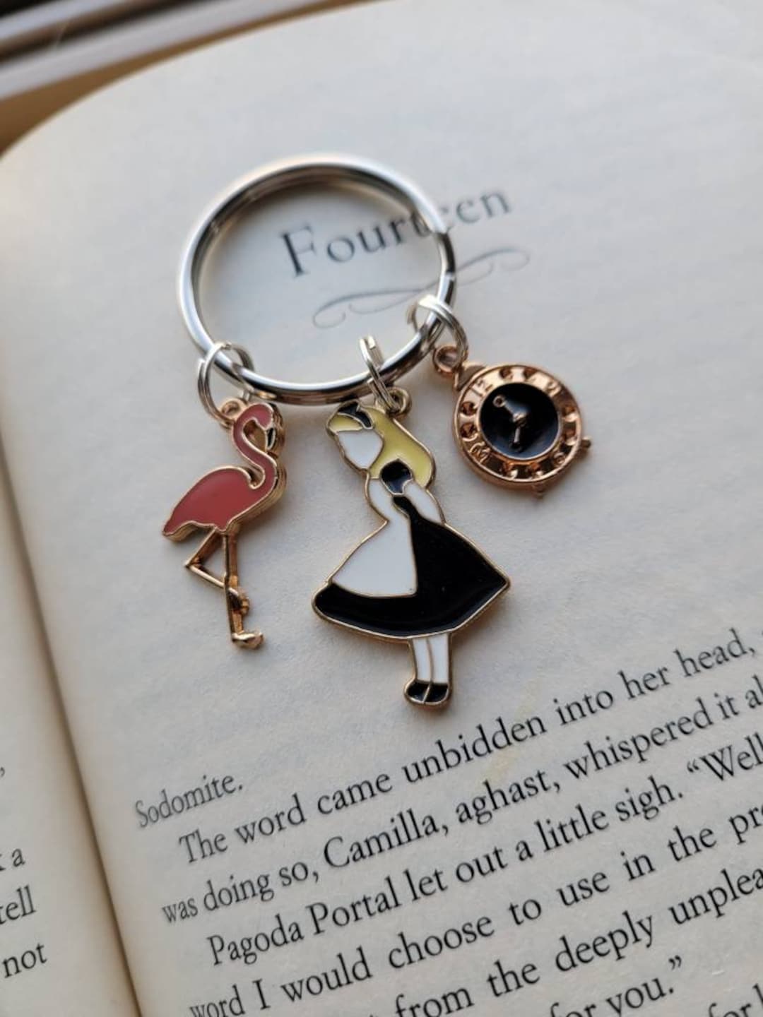 Alice in Wonderland Inspired Keychain Gift for Friend Gifts for Her ...