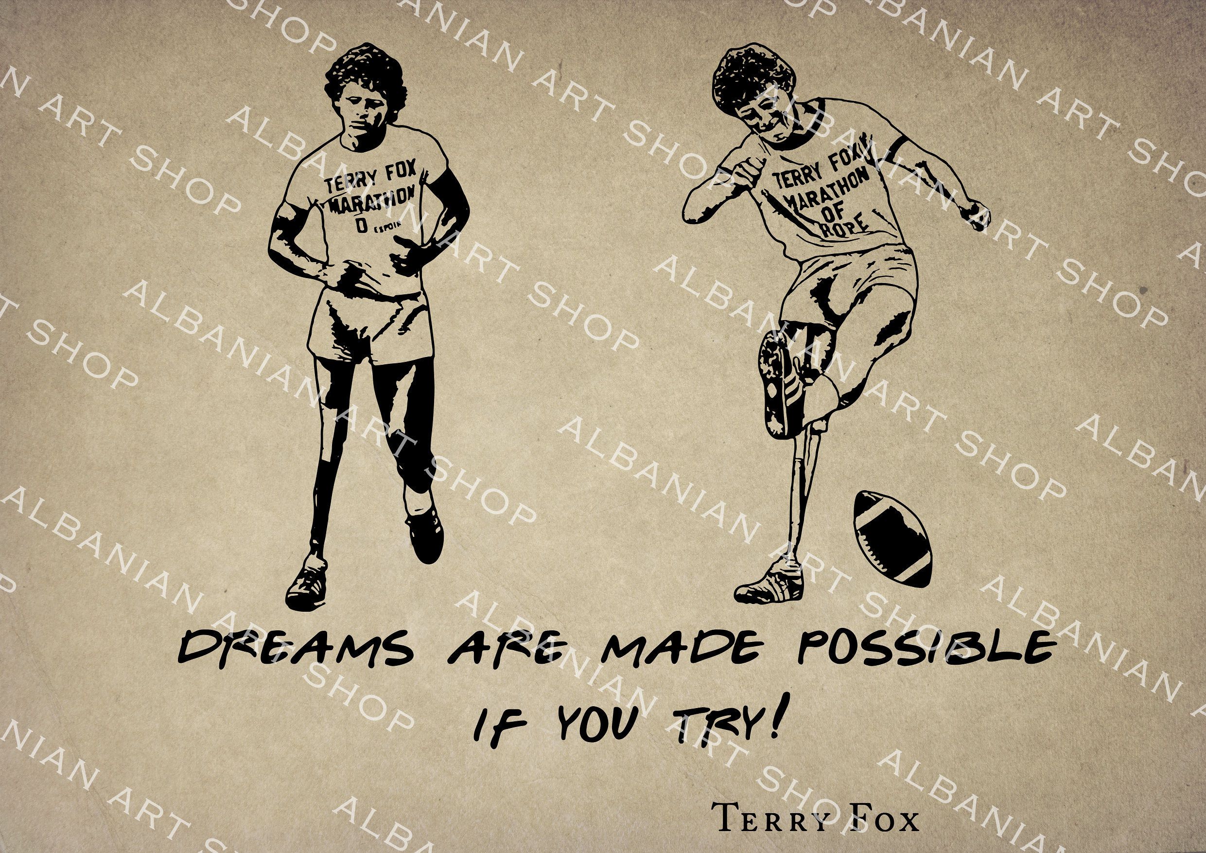 Terry Fox Face