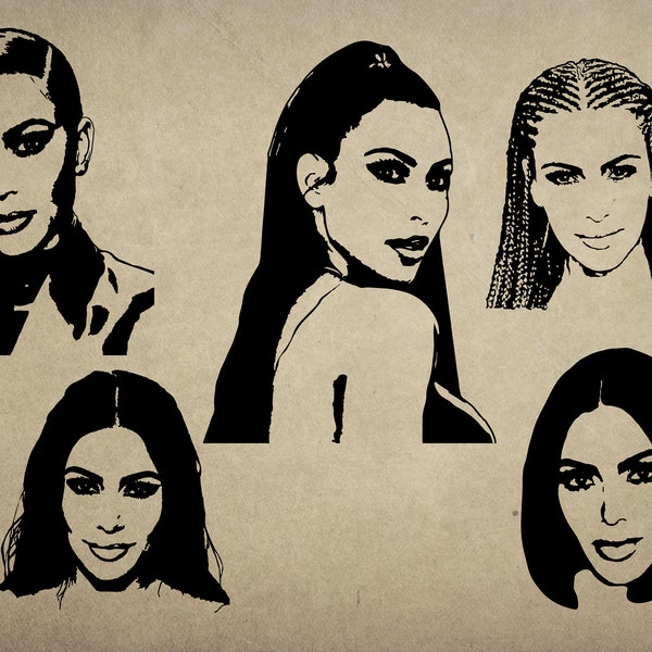 Khloe Clipart Svg - Etsy Canada