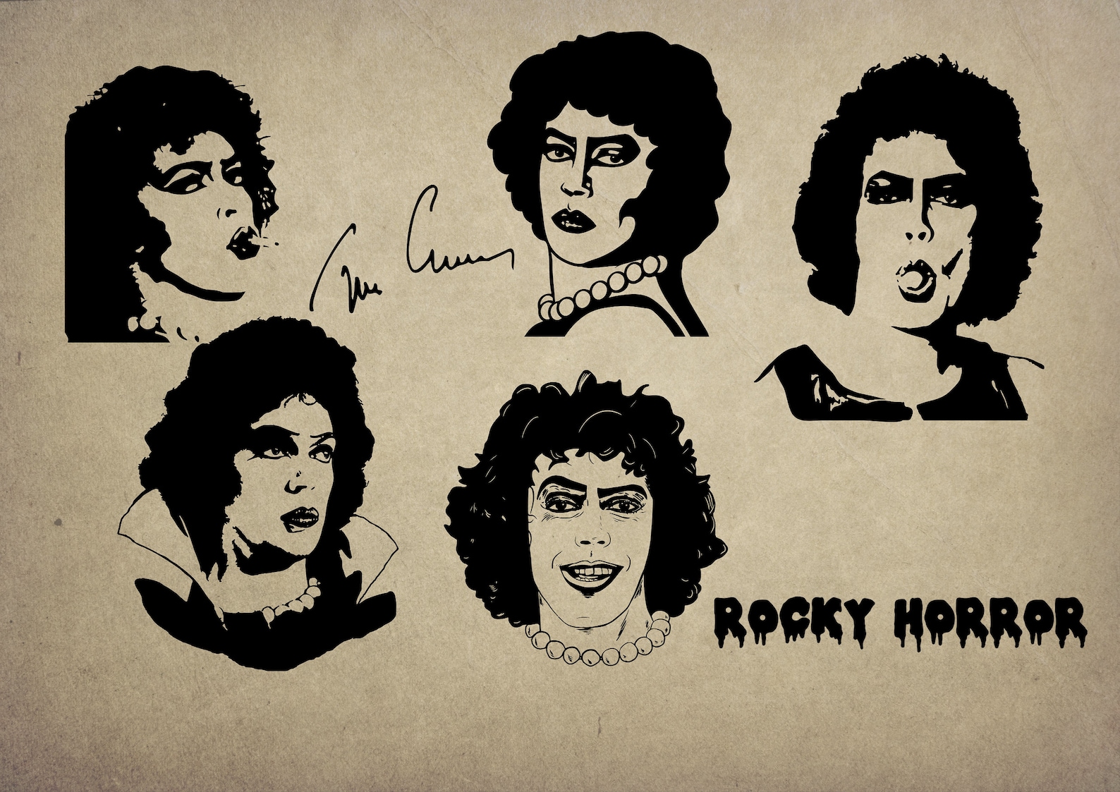 8 Digital SVG PNG JPG Rocky Horror and It Silhouette Vector - Etsy Ireland
