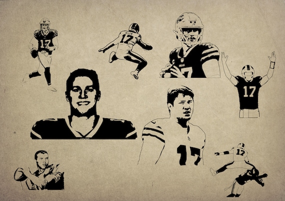 9 Digital SVG PNG JPG Jsh Allen Silhouette Vector - Etsy