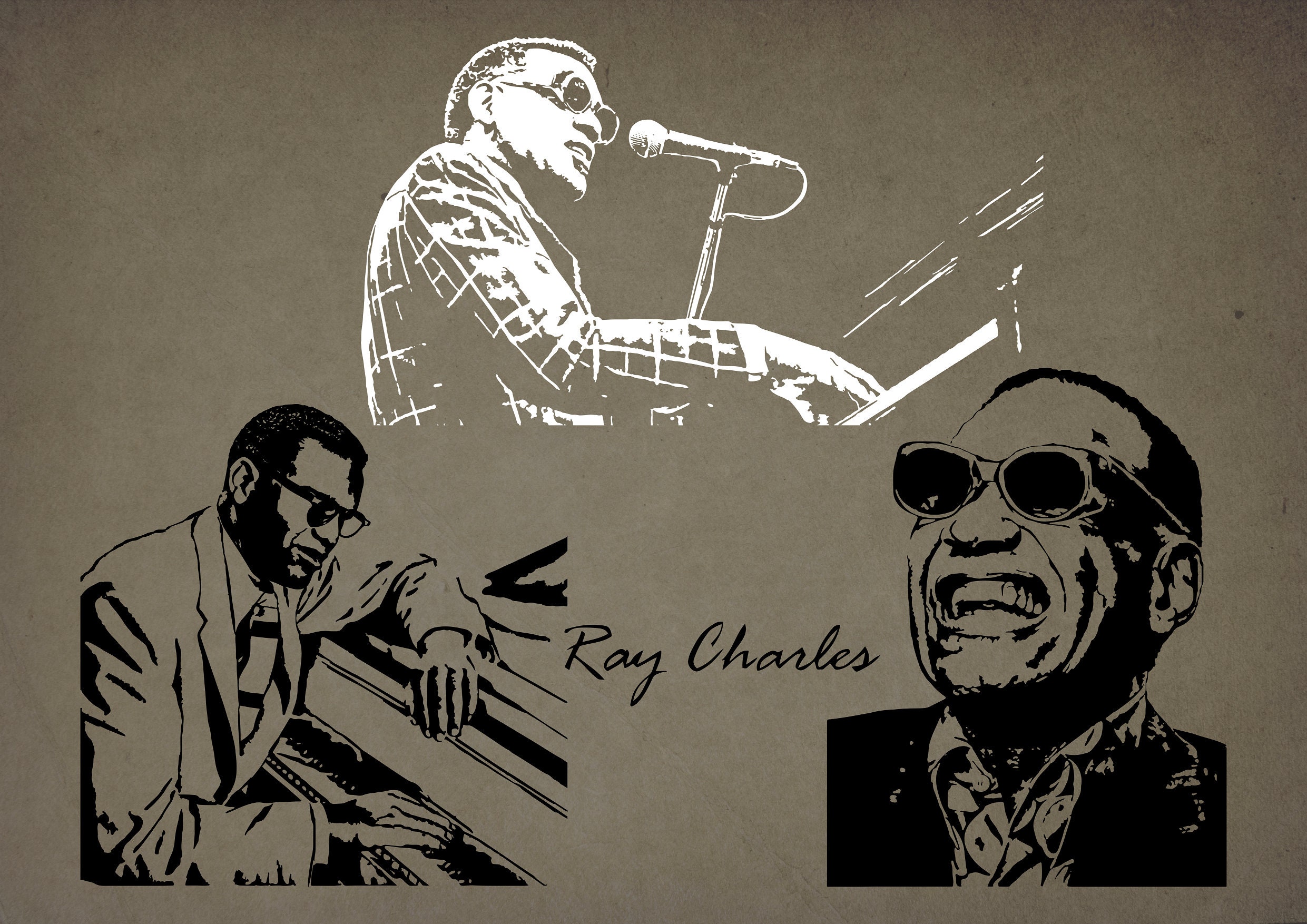 5 Digital SVG PNG JPG Ry Chrles Silhouette, Vector, Clipart, Instant ...