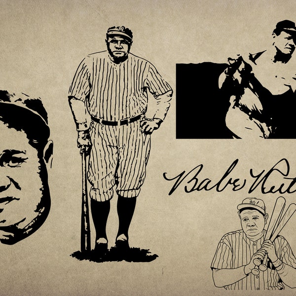 Babe Ruth - Etsy