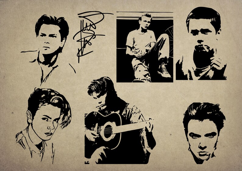 7 Digital River Phoenix SVG PNG JPG Silhouette Vector - Etsy