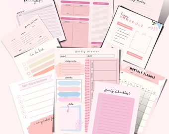 Aesthetic Daily Planner, Digital Download, Daily Planner, Printable ...