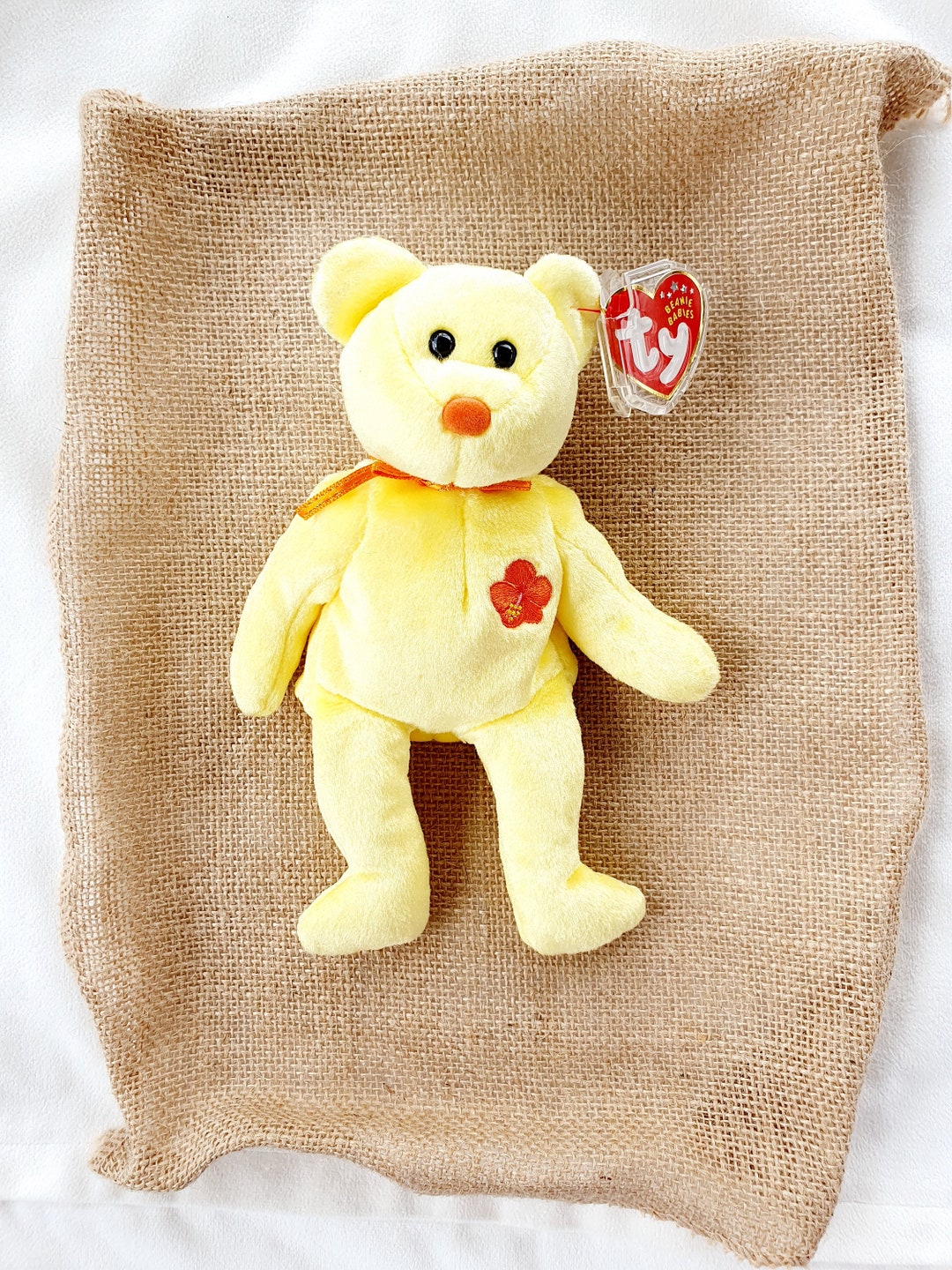 Bunga Raya l'ours - TY vintage Beanie Baby - Etsy France