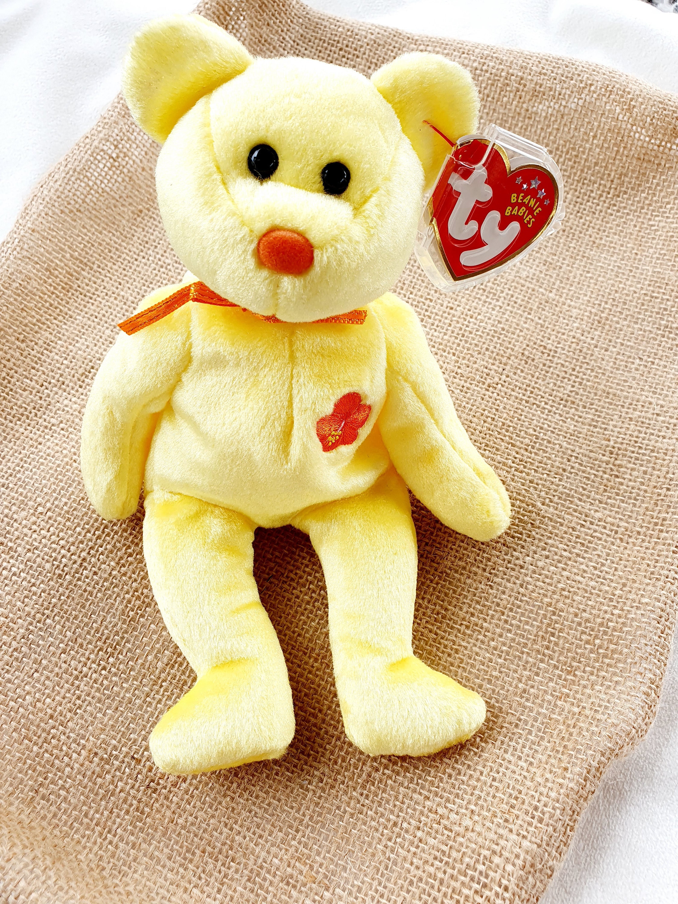 Bunga Raya l'ours - TY vintage Beanie Baby - Etsy France